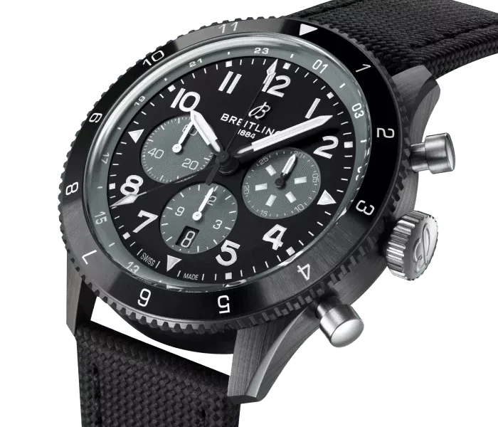 Breitling - Super AVI Chronograph GMT 46 Mosquito Night Fighter - Watch ...